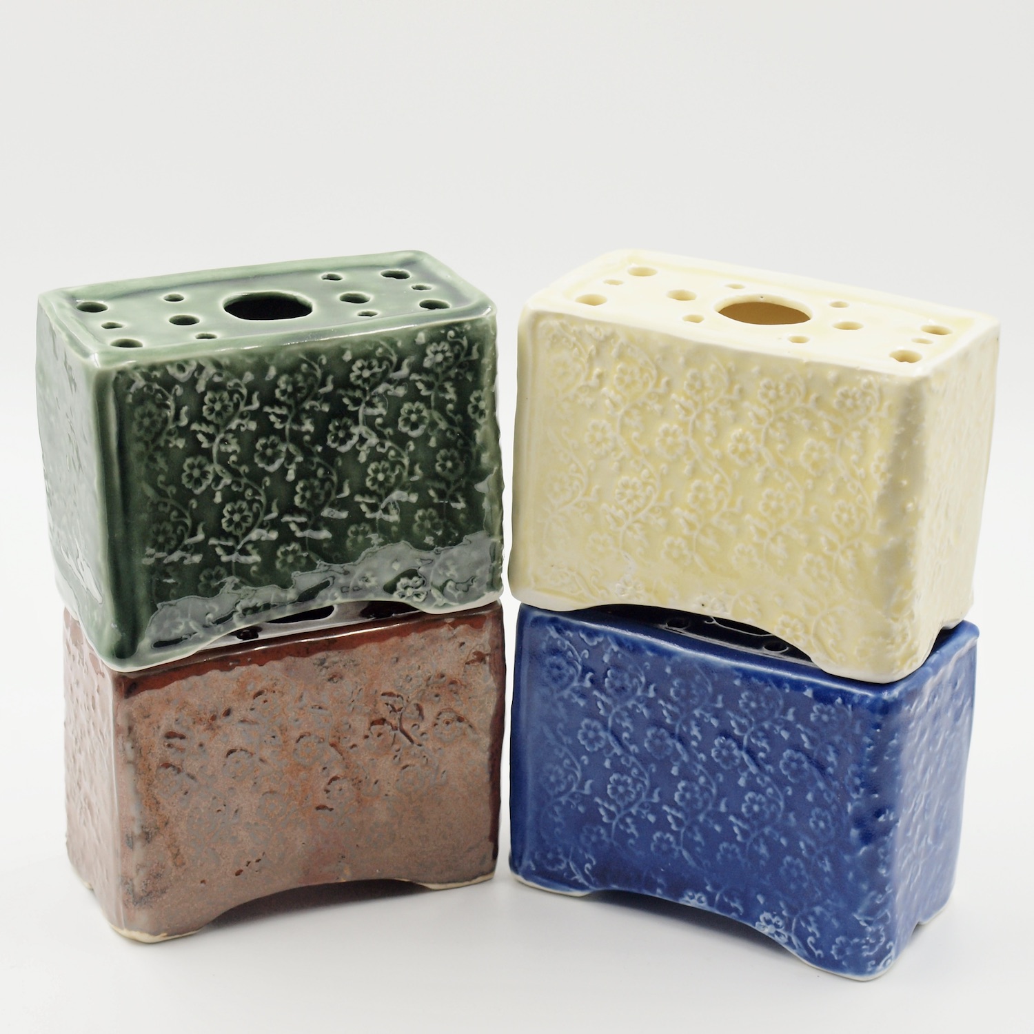 Flower bricks – Sian Thomas Ceramics
